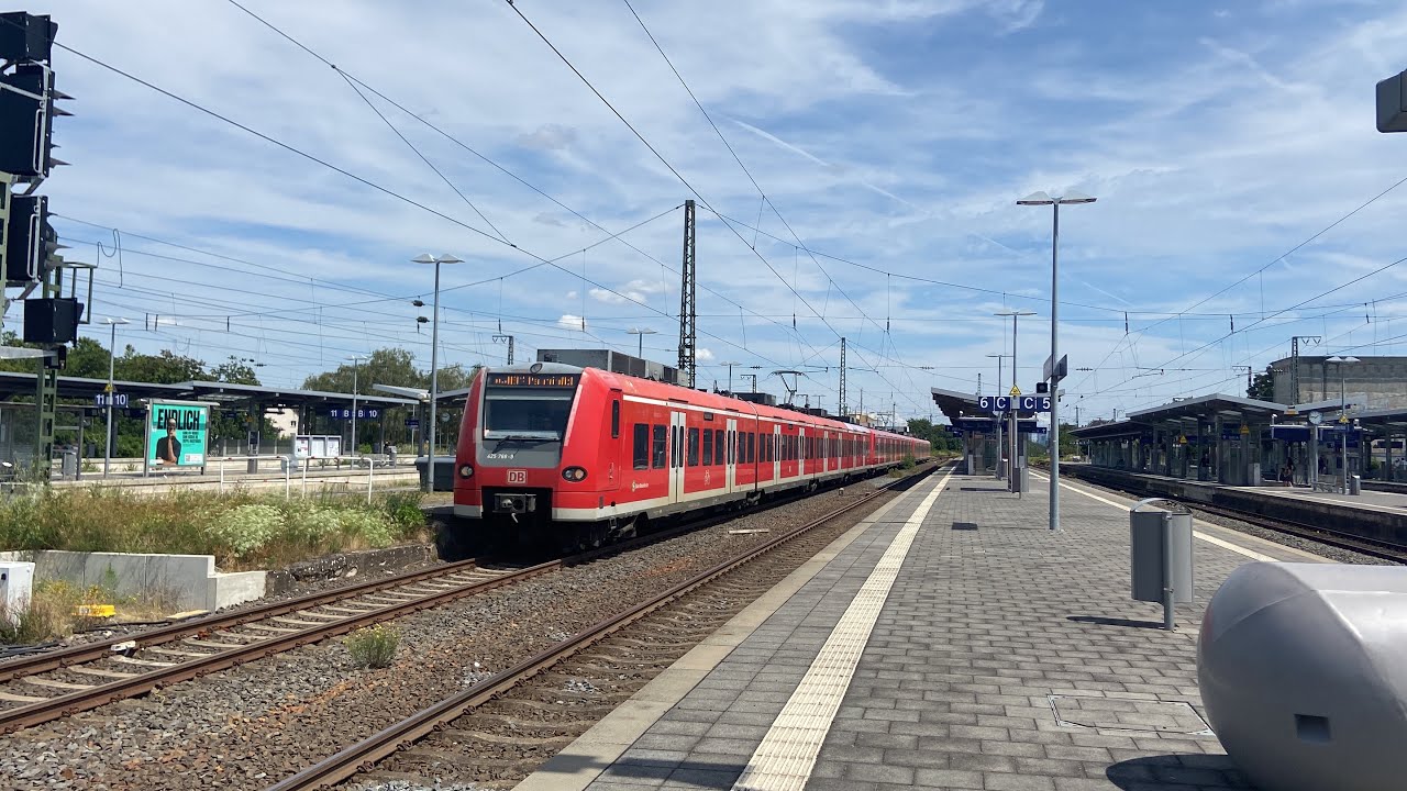 BR 425 Dreifachtraktion als SE14 in Frankfurt-Höchst - YouTube
