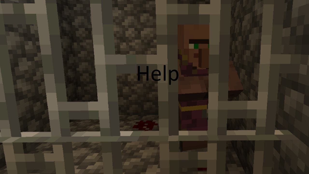 Kidnapping Villagers in Minecraft and Trapping them in my Dungeon - YouTube