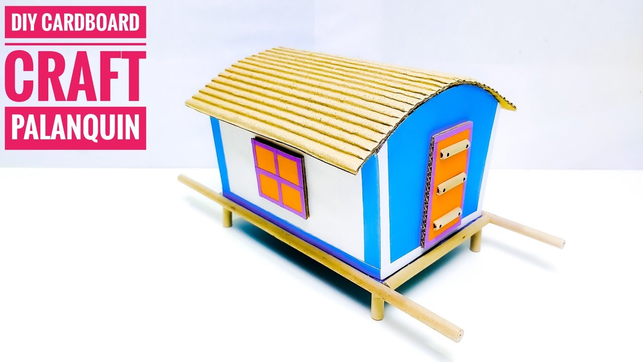 Beautiful DIY Palanquin From Cardboard | How to make traditional ...