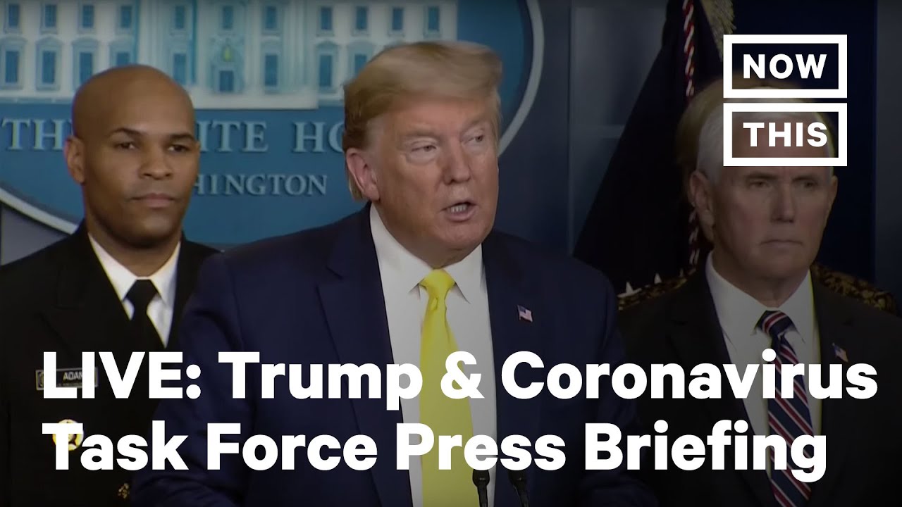 VP Pence and Coronavirus Task Force Press Briefing | LIVE | NowThis ...