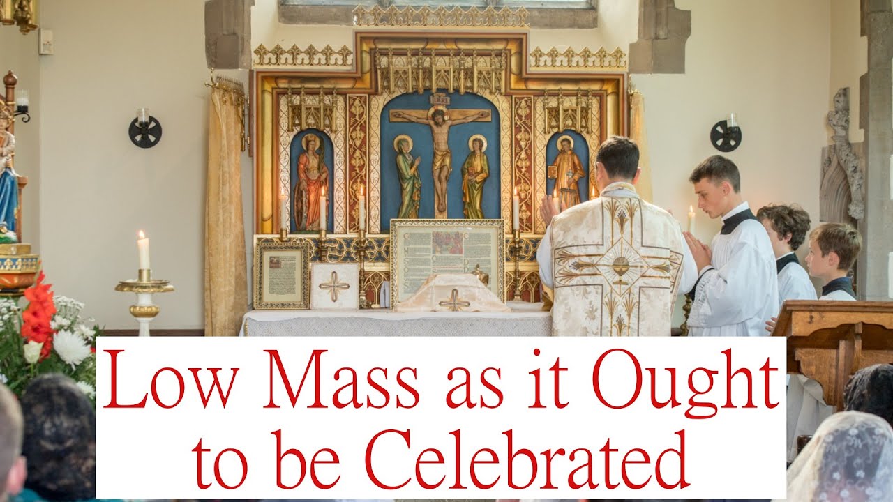 Make The Latin Low Mass Audible Again - YouTube