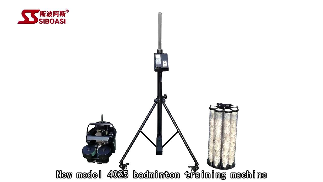 SIBOASI S4025 Full Function Intelligent Model Badminton Feeder Machine ...