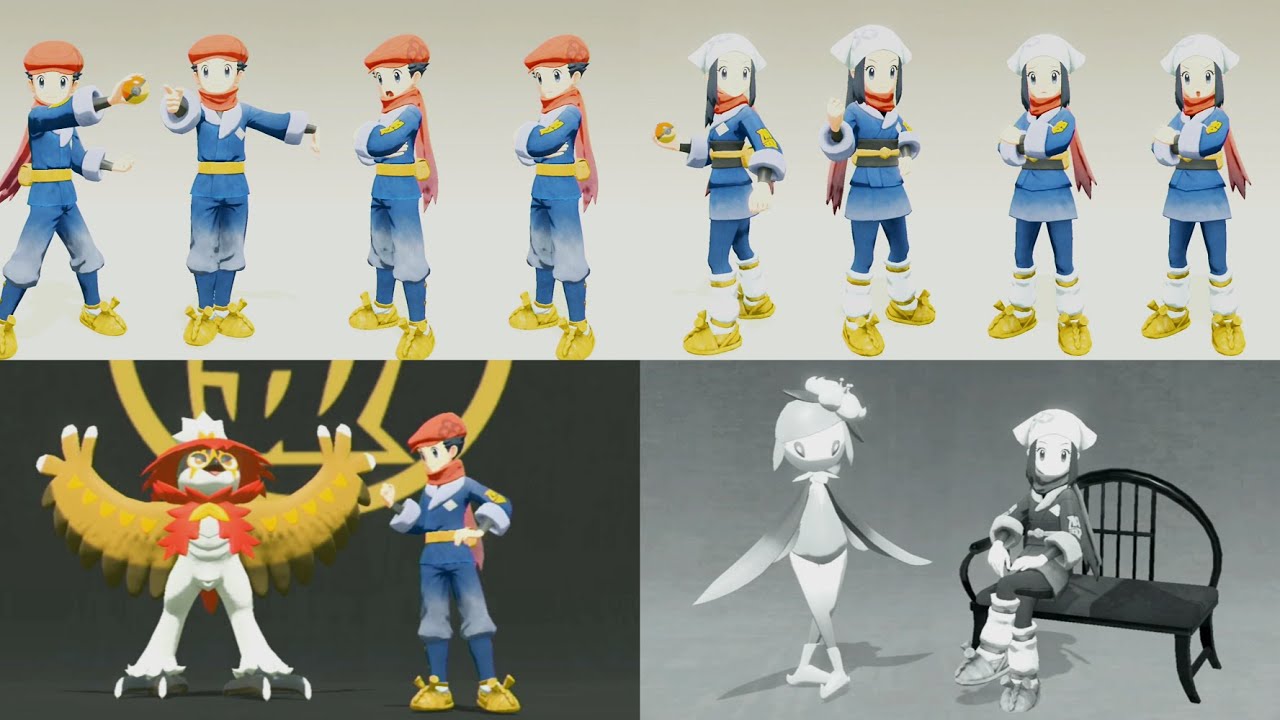 Pokémon Legends Arceus - Photography Studio All Complete Poses & Screen ...