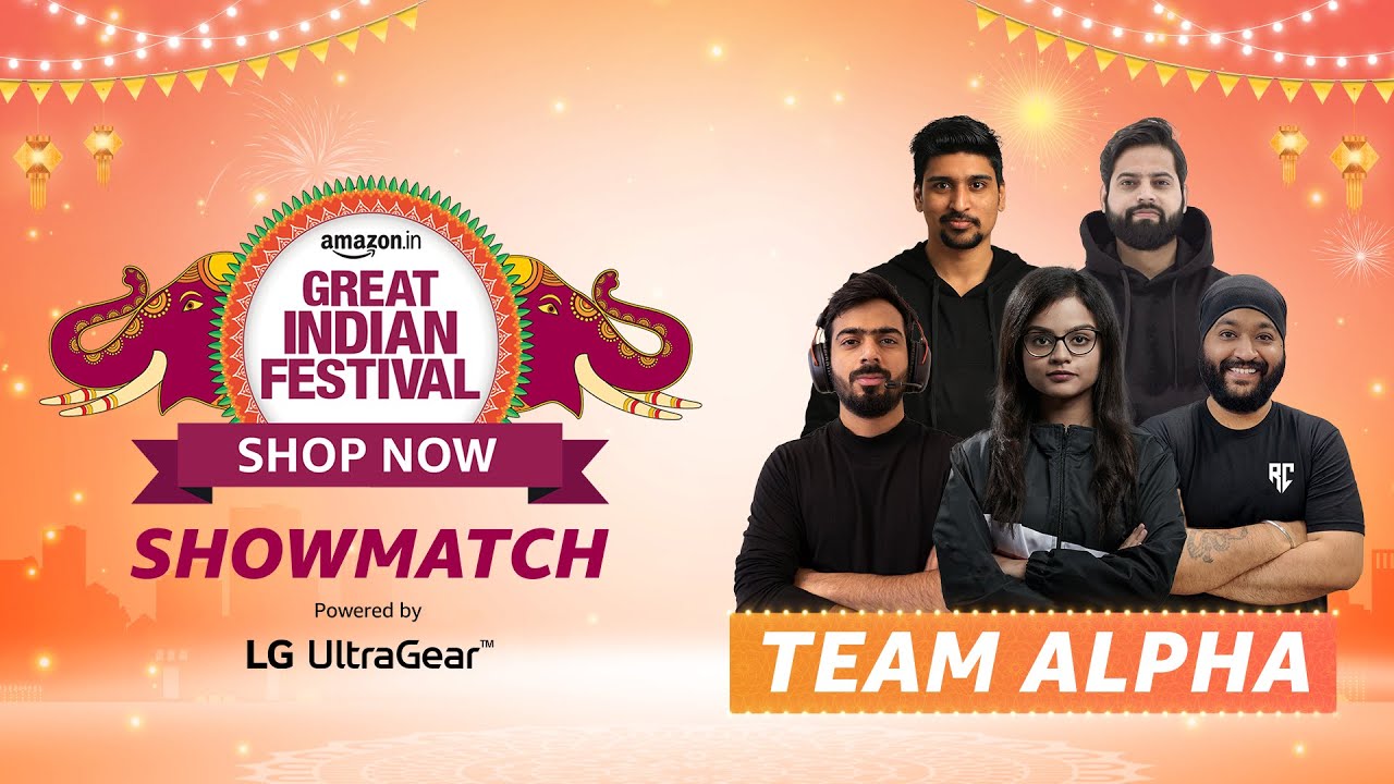 Team Alpha vs Team Bravo | Amazon Great Indian Festival Showmatch ...
