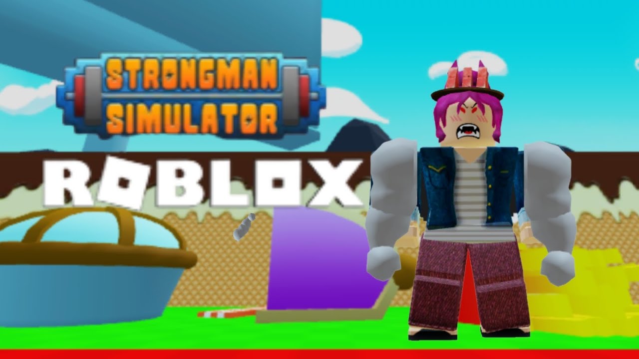 Strongman Simulator in #roblox | this game make manly 🤣🤣🤣 - YouTube