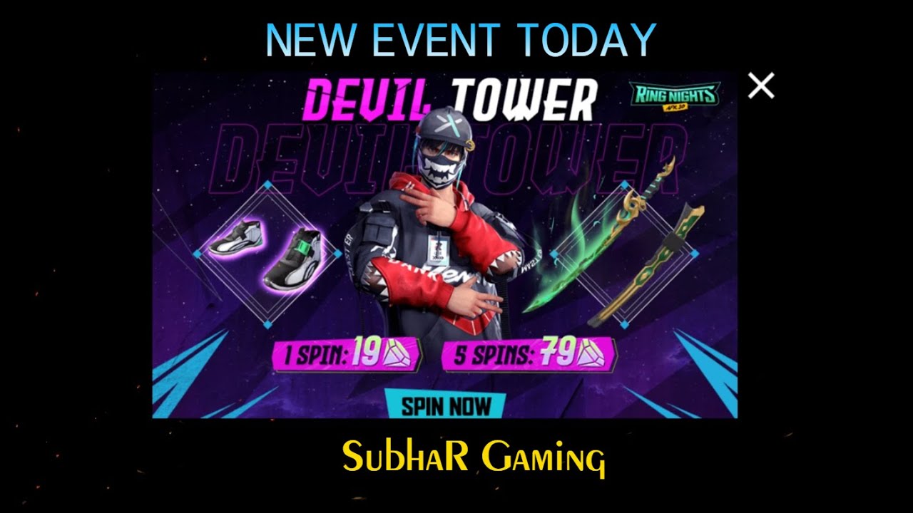 DEVIL TOWER EVENT FREE FIRE | ROOKIE DEVIL BUNDLE FREE FIRE | FREE FIRE ...