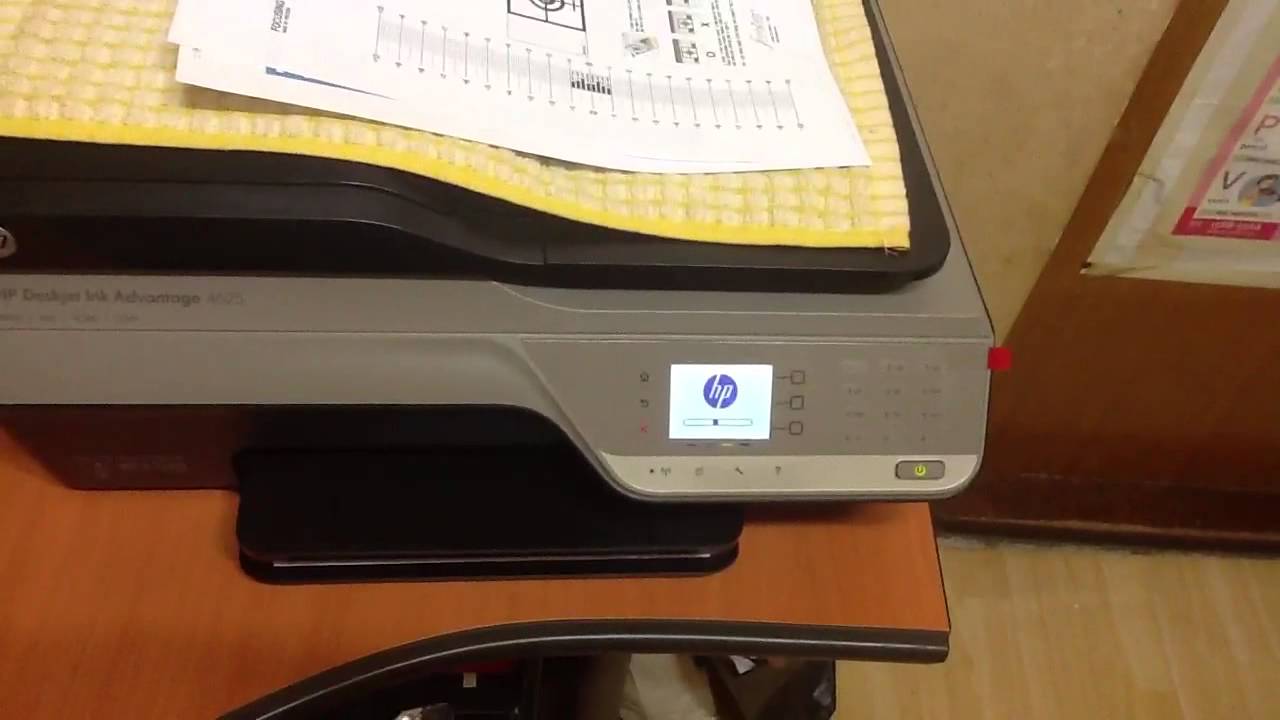 HP Deskjet Ink Adventage 4625 - YouTube