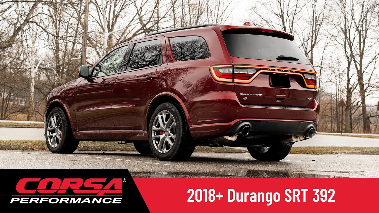 CORSA Performance 2018+ Dodge Durango SRT Exhaust System. - YouTube