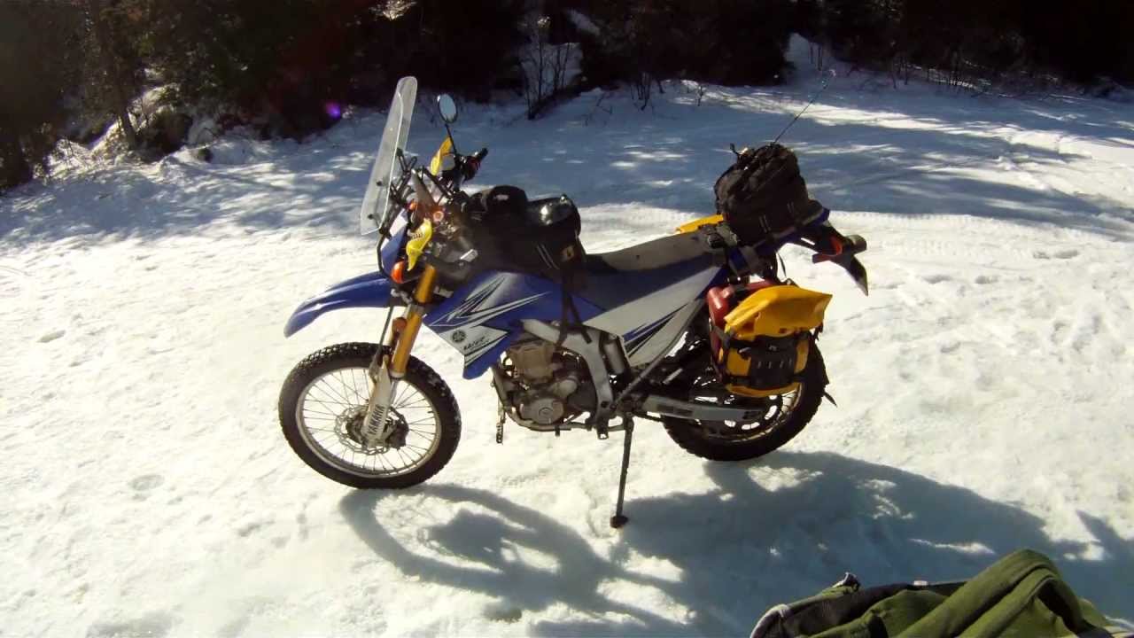 Motorcycle Ice Fishing Trip - YouTube
