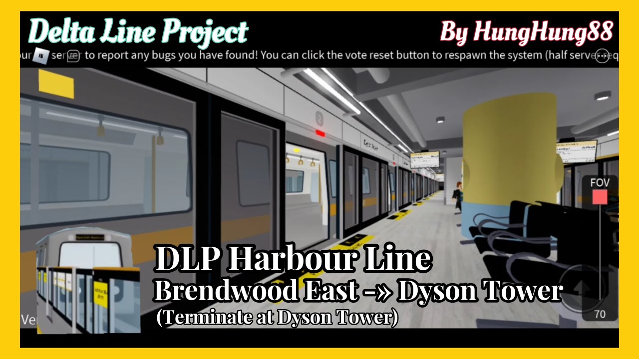 【短途車】Roblox delta line project丨Harbour Line丨BWE to DYT (Ter. at DYT)丨 ...