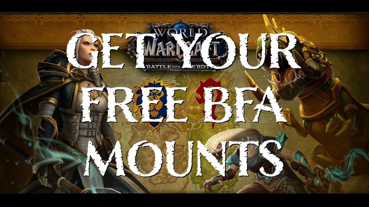 Get Your Free BFA Flying Mounts - YouTube