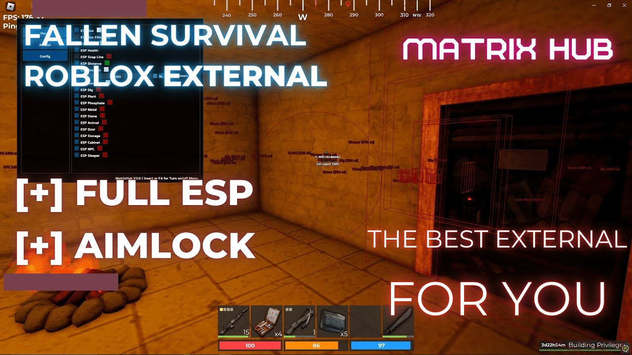 (NEW) ROBLOX FALLEN SURVIVAL | ESP , AIMBOT *2024* 🔥 #Matrixhub - YouTube
