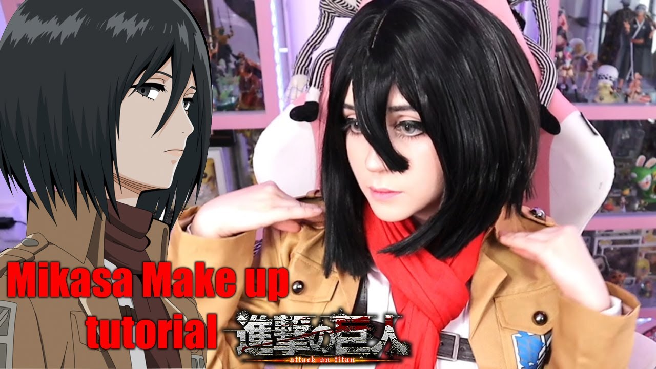 MIKASA ACKERMAN MAKEUP TUTORIAL SHINGEKI NO KYOJIN/ ATTACK ON TITAN ...
