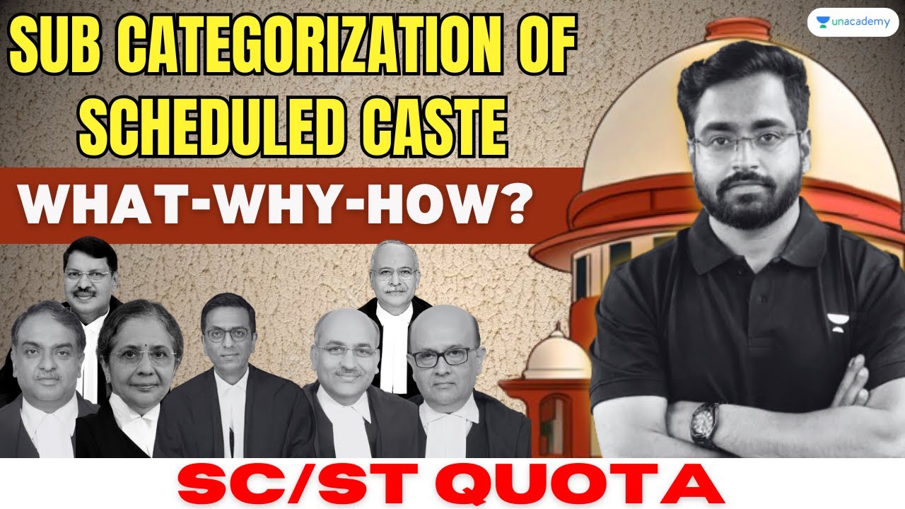 SUB-CLASSIFICATION OF SCHEDULE CASTE | Supreme Court | CLAT 2025 ...