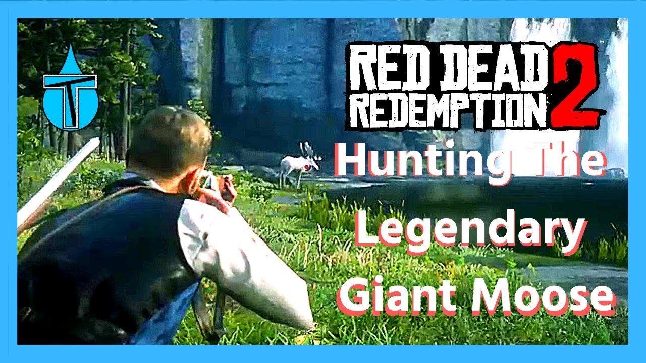 Hunting The Legendary Giant Moose (Red Dead Redemption 2) - YouTube