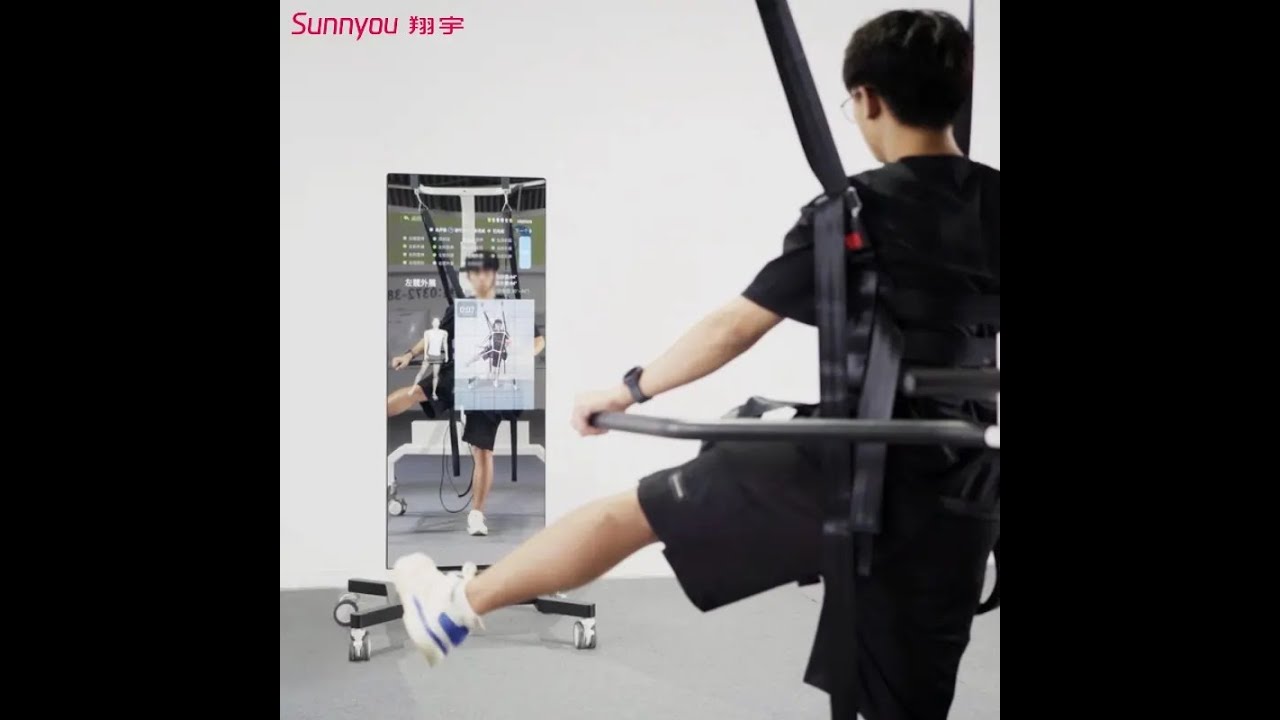 Smart body rehabilitation mirror Touch screen LCD display smart ...
