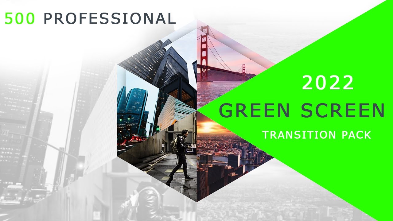 500 PROFESSIONAL GREEN SCREEN TRANSITION PACK - YouTube