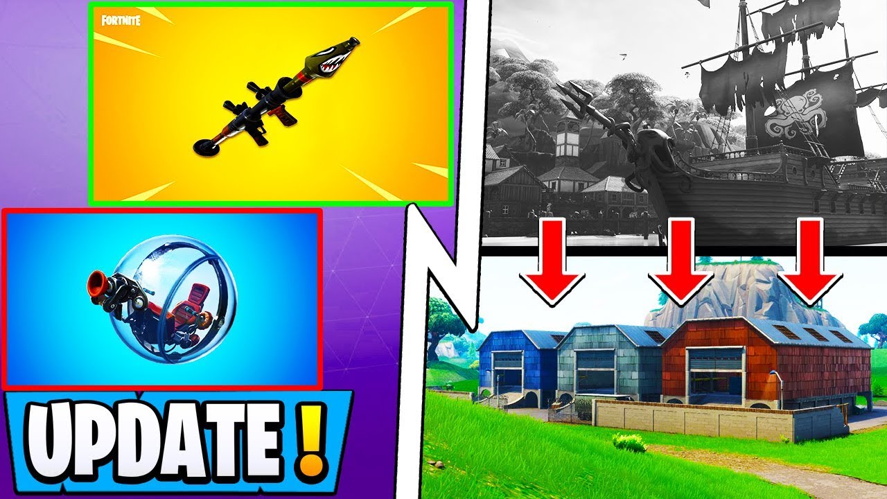 *NEW* Fortnite Update! | All 8.11 Changes, Explosives, 8.20 Map, Vault ...