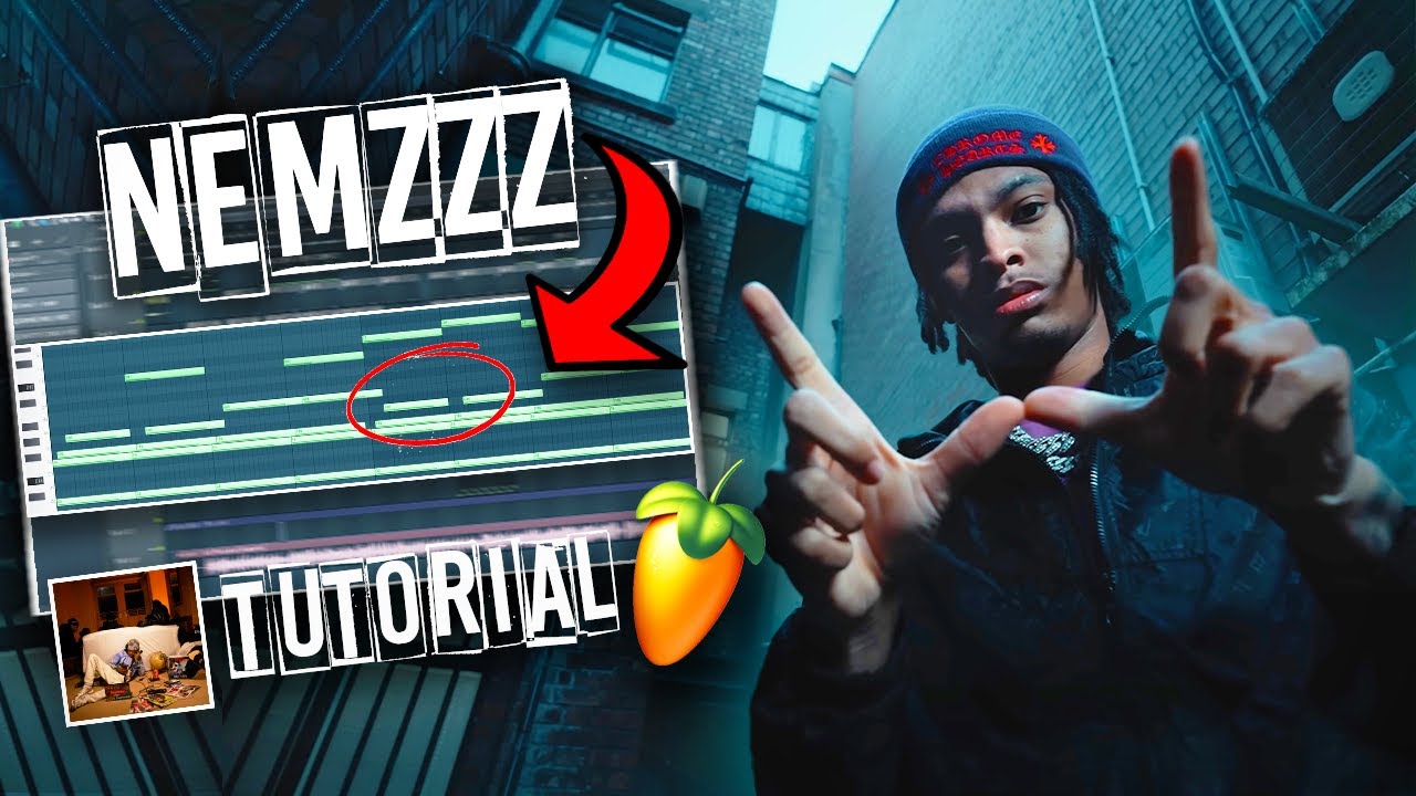 How to make HOODTRAP Beats for NEMZZZ!! (fl studio tutorial) - YouTube