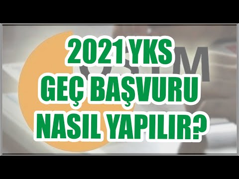 2021 YKS GEÇ BAŞVURU BAŞLADI BAŞVURU NASIL YAPILIR ÖDEME İŞLEMLERİ UYGULAMALI ANLATIM