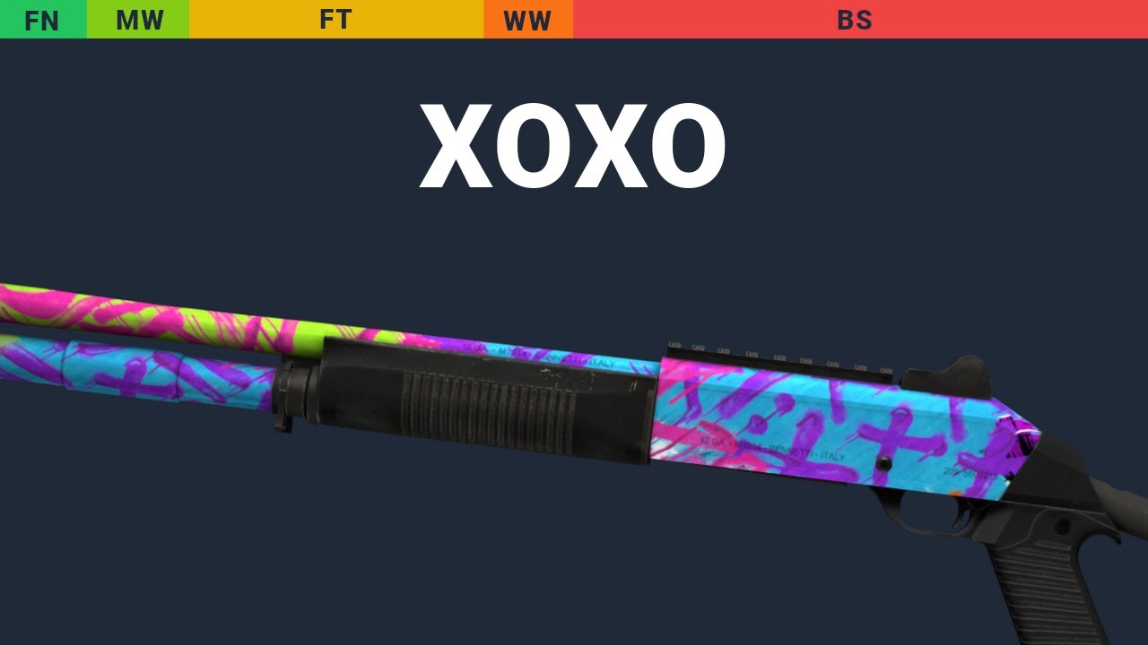 XM1014 XOXO - Skin Float And Wear Preview - YouTube