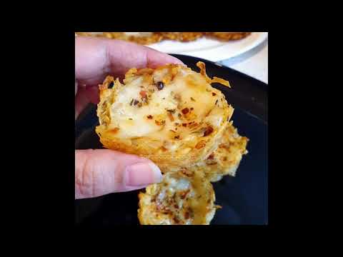 Cheesy Hashbrown Bites | Eggless Hashbrowns | Easy Hashbrown Recipe ...