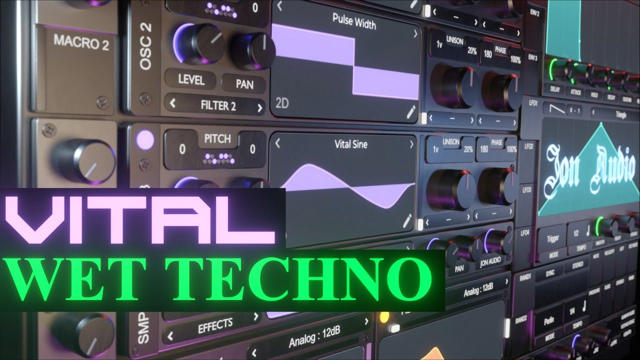 Vital Wet Techno Sound Design Tutorial - YouTube