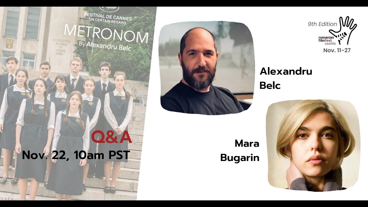 Q&A with director Alexandru Belc and lead actress Mara Bugarin (Metronom) - YouTube