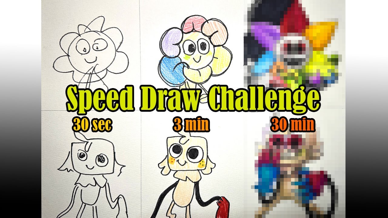 Drawing Dandy's World Toonsin 30 sec, 3 min, 30 min (ROBLOX) Dandy🌺Goob ...