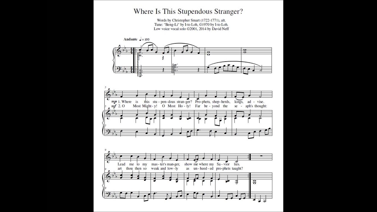 Where Is This Stupendous Stranger - YouTube