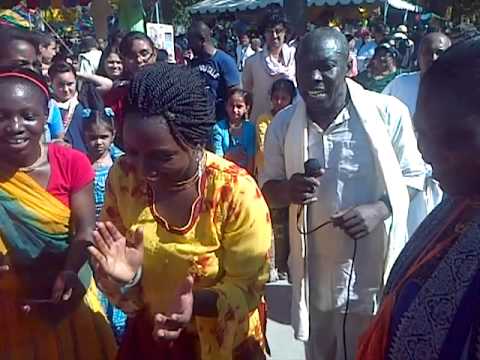 African Hare Krishna Dancers and Drummers - YouTube