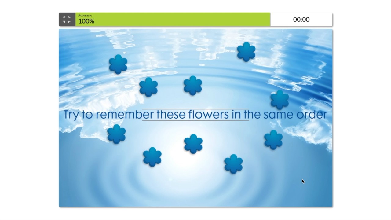 "The Flowers" Task: CogniFit General Cognitive Assessment - YouTube