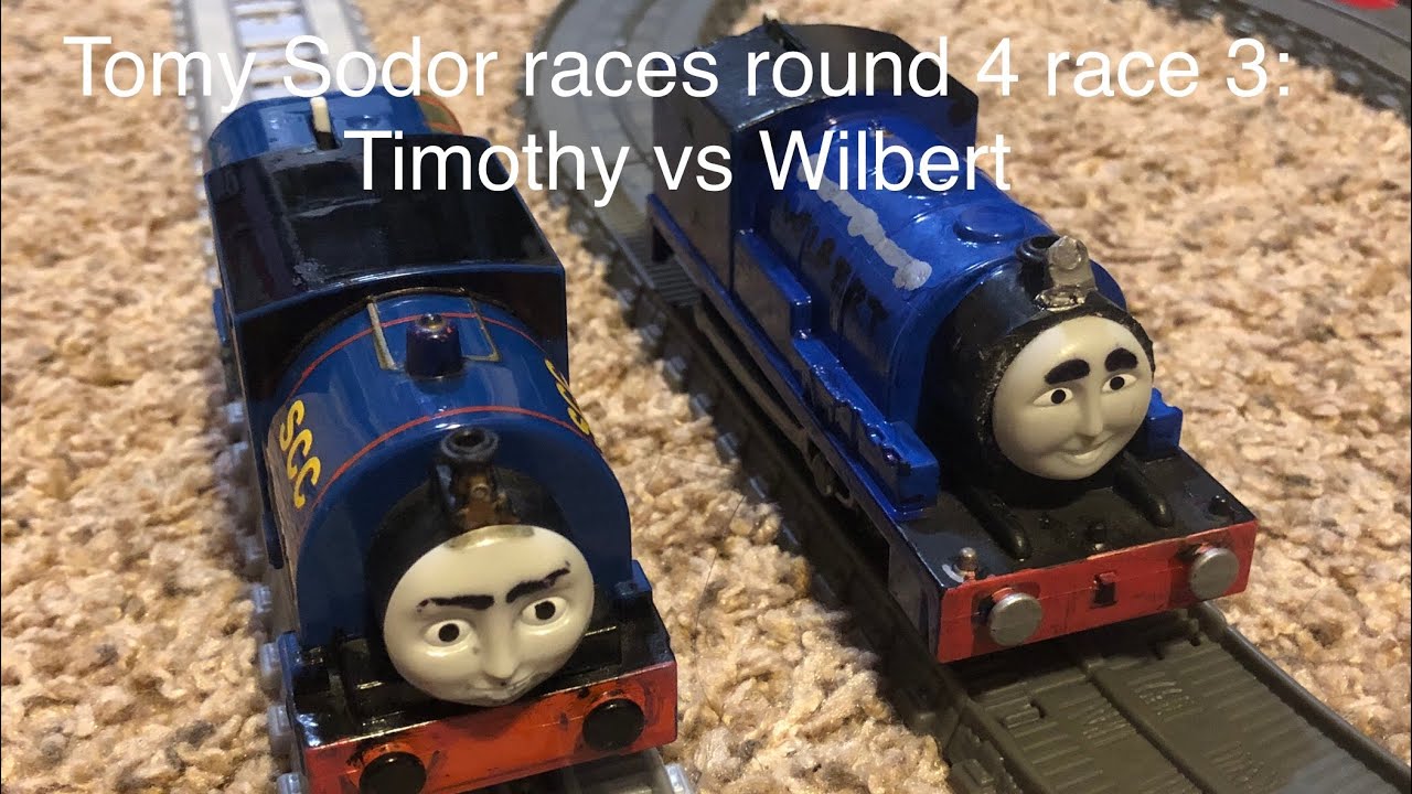 Tomy Sodor races round 4 race 3: Timothy vs Wilbert - YouTube