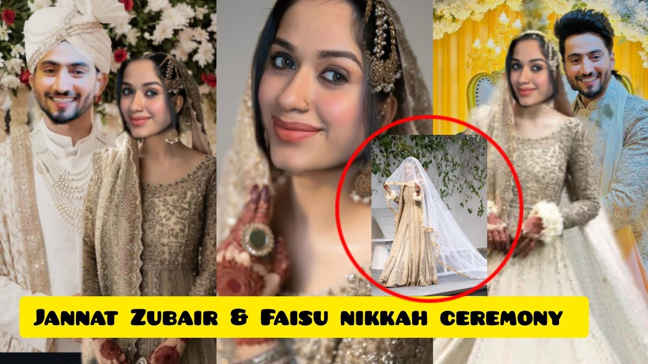 Jannat Zubair & Faisu Nikkah Ceremony || Jannat & Faisal Sheikh got nikkah || - YouTube