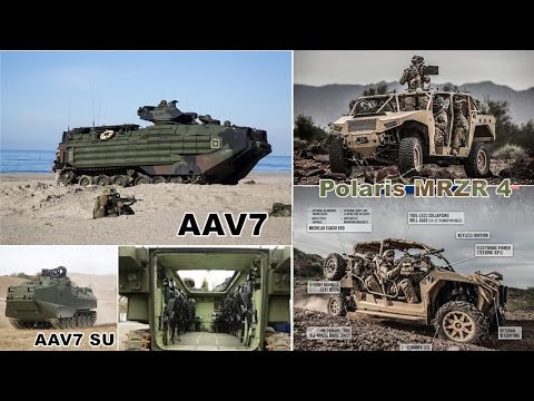 挑戰新聞軍事精華版--美軍升級兩棲突擊車AAV-SU，將生存力放在首位；惡地悍將，美國特種作戰車POLARIS MRZR 4 - YouTube