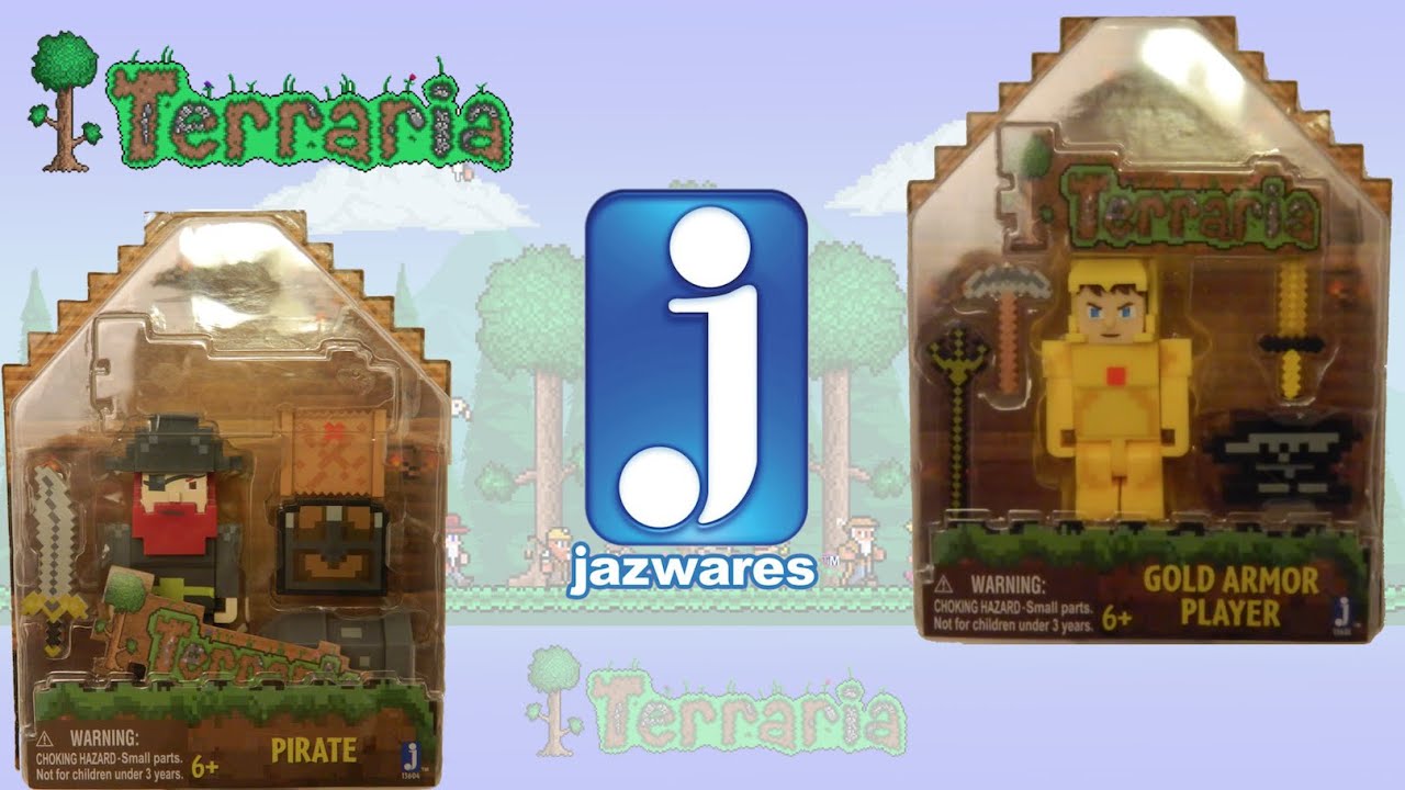 NEW Terraria Review: Pirate & Gold Armor Player - YouTube