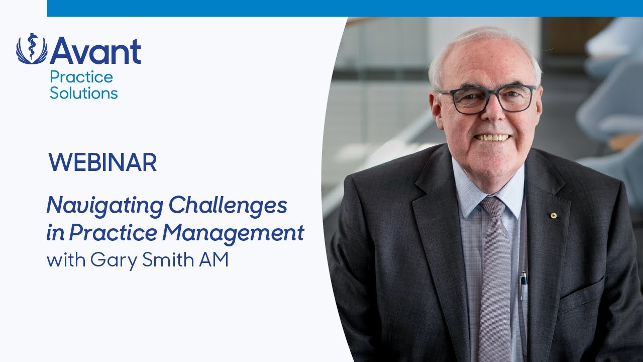 Avant - Challenges In Practice Management Webinar recording - YouTube