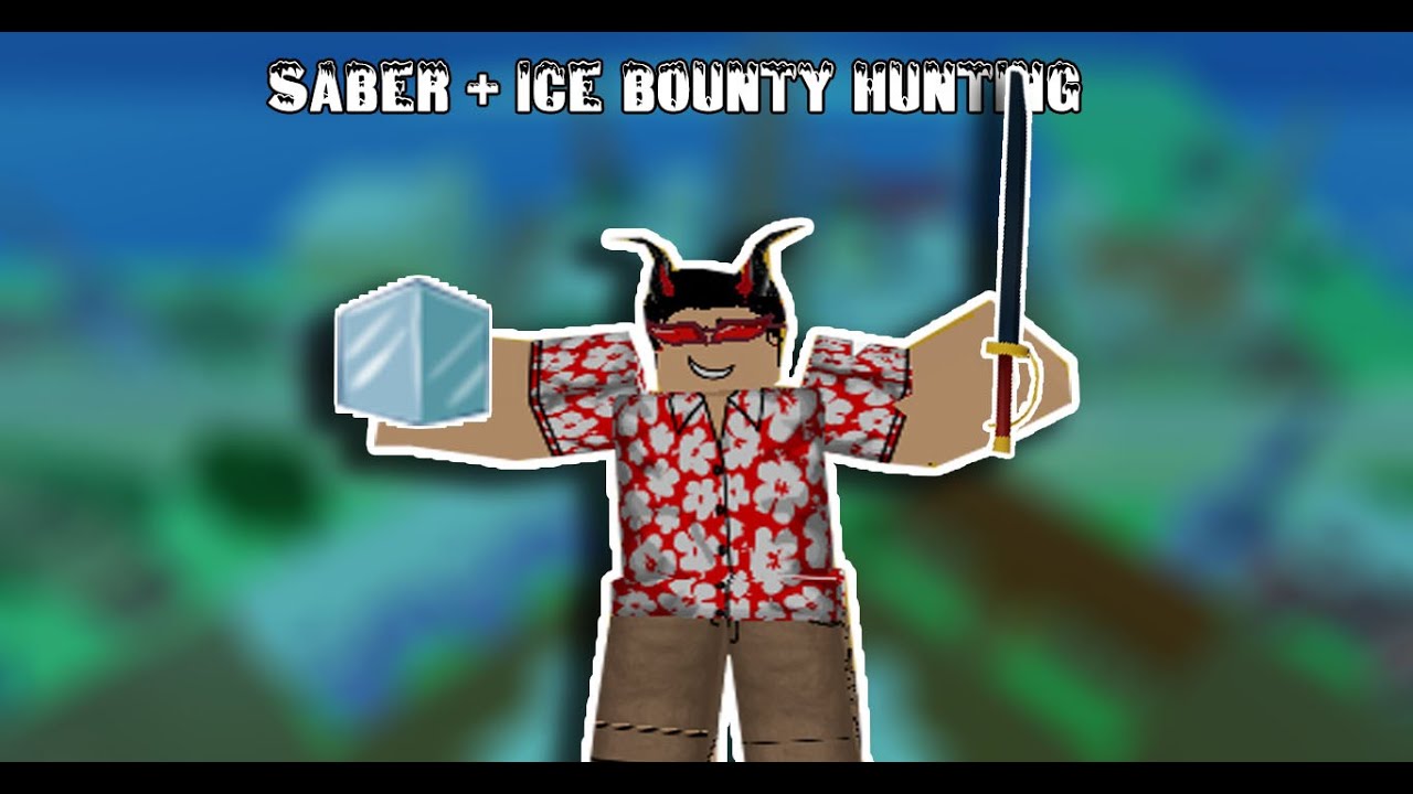 SABER ICE BOUNTY HUNTING | Blox Fruits - YouTube