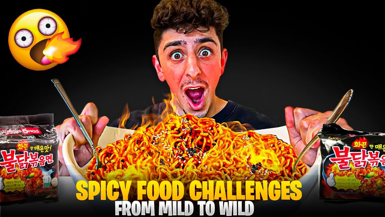 Spiciest Food Challenges Ever! - YouTube