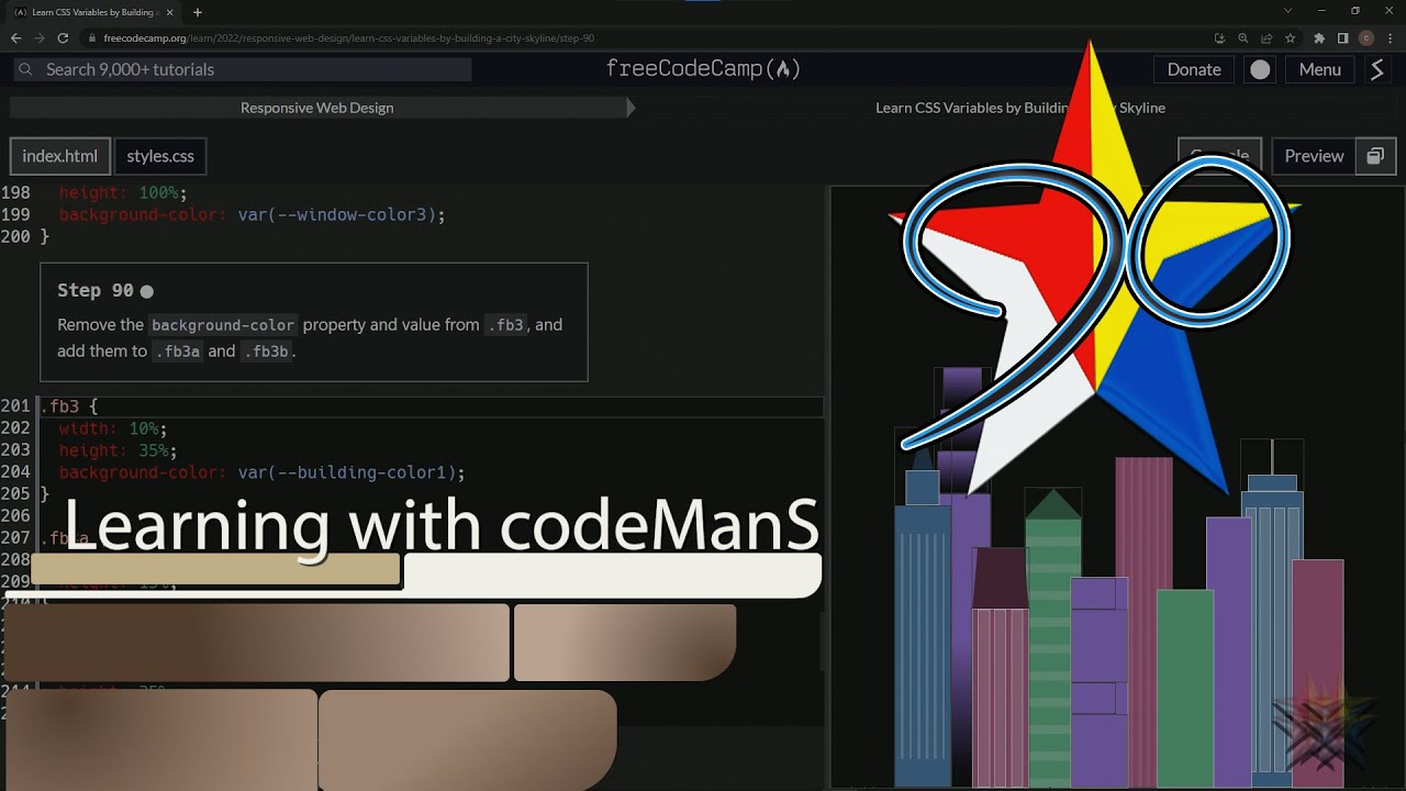 Learn Css Freecodecamp Learn Css Variables By Building A City Skyline 9119