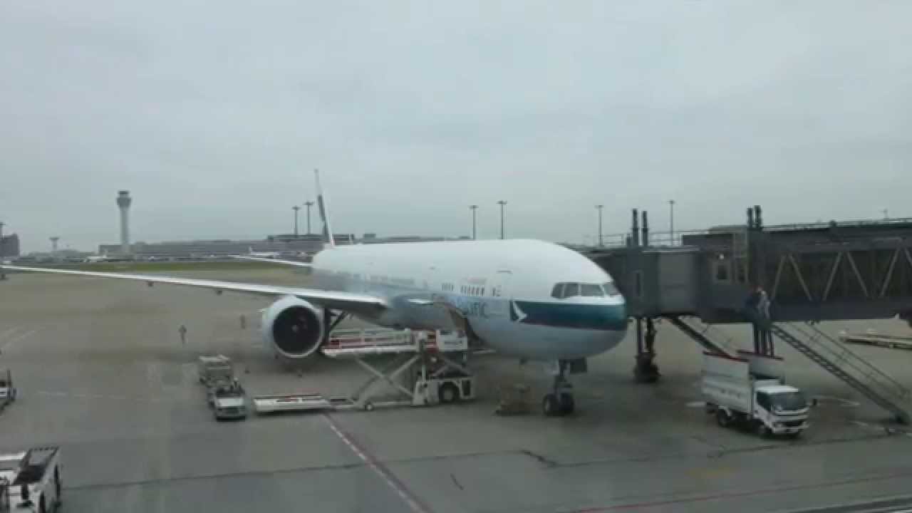 Cathay Pacific flight CX 548, Haneda Landing - YouTube