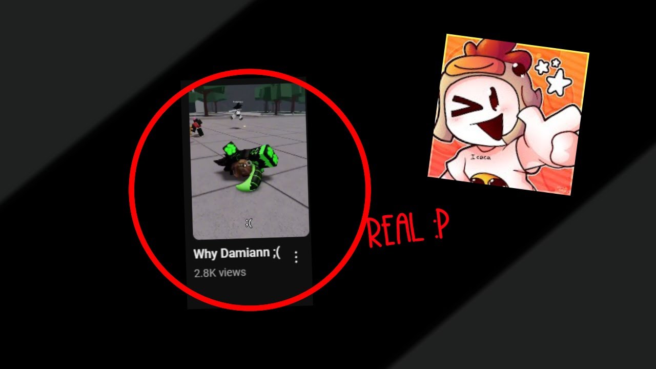 Proof that my "Why Damiann ;(" video is real. - YouTube