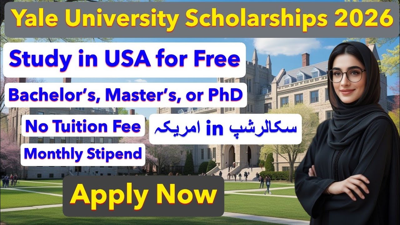 Yale University Scholarships 2026 | Study in USA for Free | Fully ...