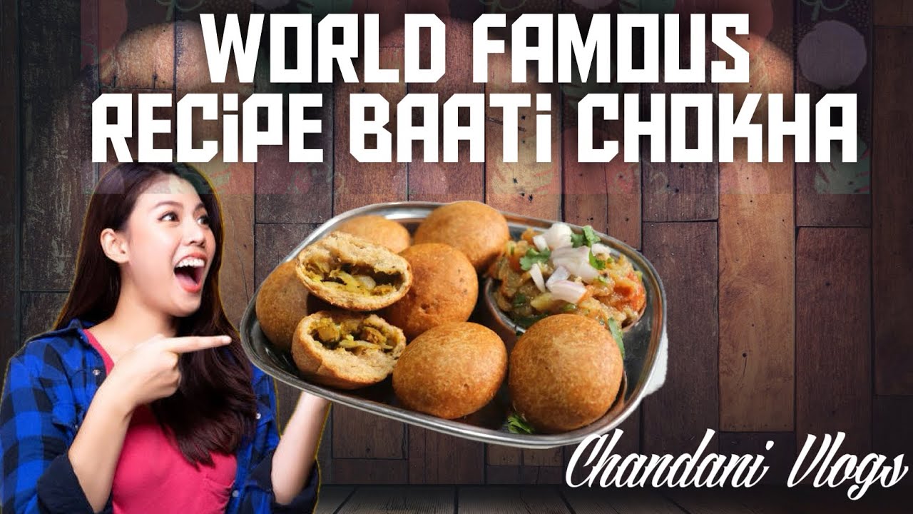 World Famous Recipe Baati Chokha | बाटी चोखा | Chandani Vlogs | - YouTube
