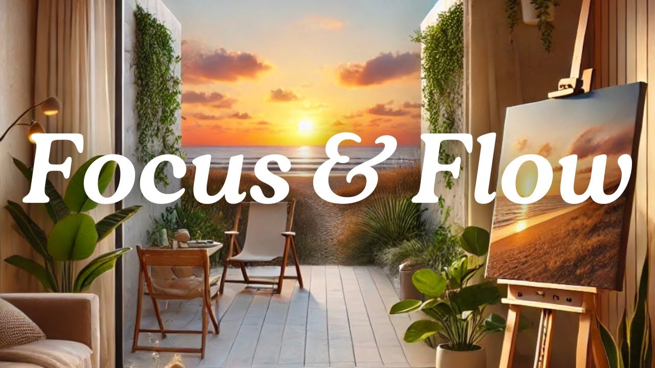 Focus & Flow: 1-Hour Loops for Writing | with 30 mins of beach sounds ...
