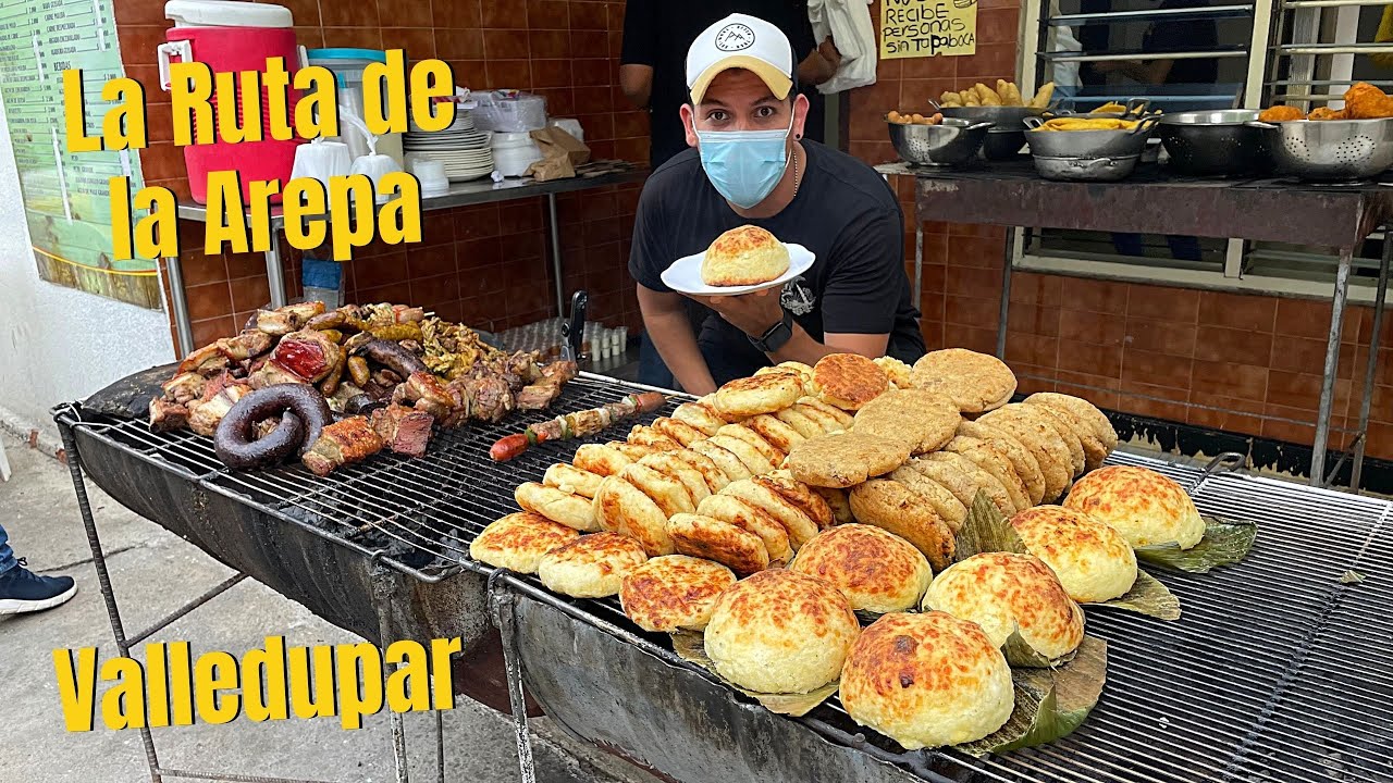 Probando las mejores AREPAS de VALLEDUPAR 🥯 La Majoma - Las arepas de ...