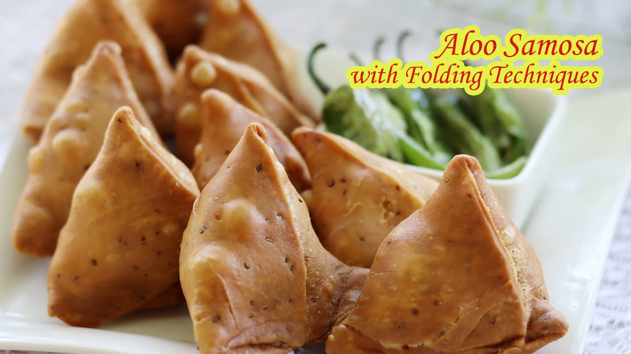 Authentic Punjabi Style Aloo Samosa Recipe | Aloo Samosa Folding ...