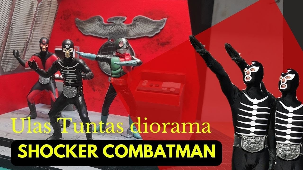 REVIEW DIORAMA HEADQUARTERS SHOCKER COMBATMAN | UNBOXING SHF SHOCKER ...