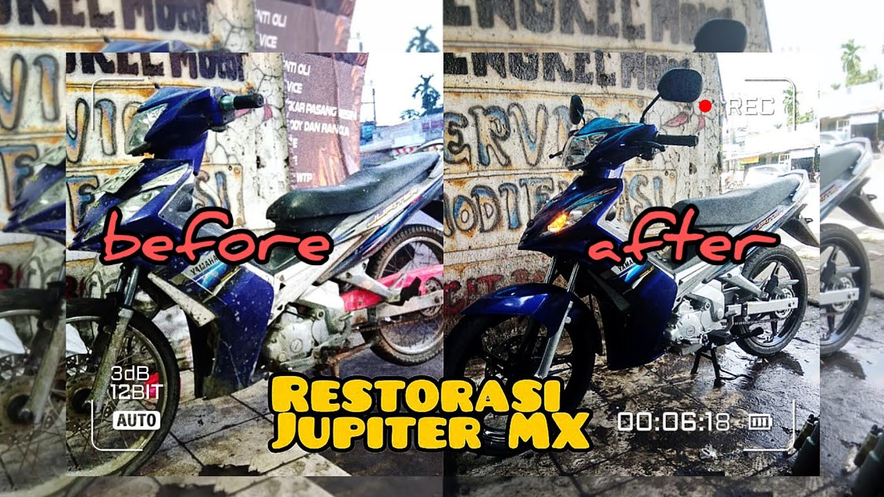 Restorasi full Jupiter mx135 old|yamaha exciter 135 #jupitermx#lc135 # ...