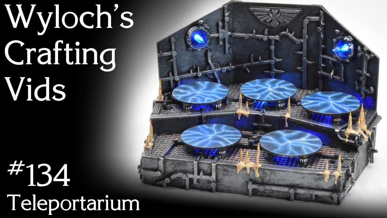 Scratch-Building a Teleportarium Chamber for Warhammer 40k - YouTube